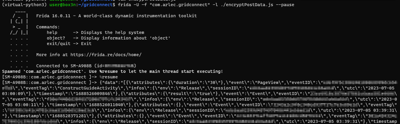 HaxRob on Twitter: "Looks like it worked! We have visibility on any data that is passed as a ...