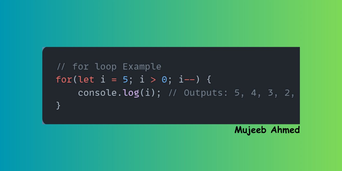 JavaScript Control flow: Conditionals and Loops🚀 Explained🧵👇🏻 - Thread ...