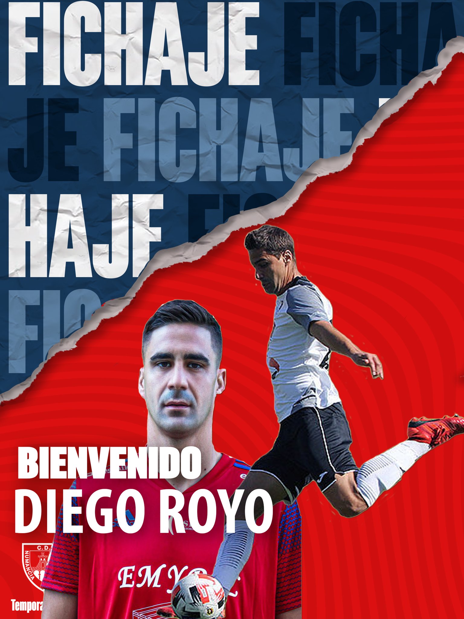 CD Numancia on Twitter: "💥 FICHAJE CDN I Diego Royo firma con el C. D. Numancia 🤝 El defensor de ...