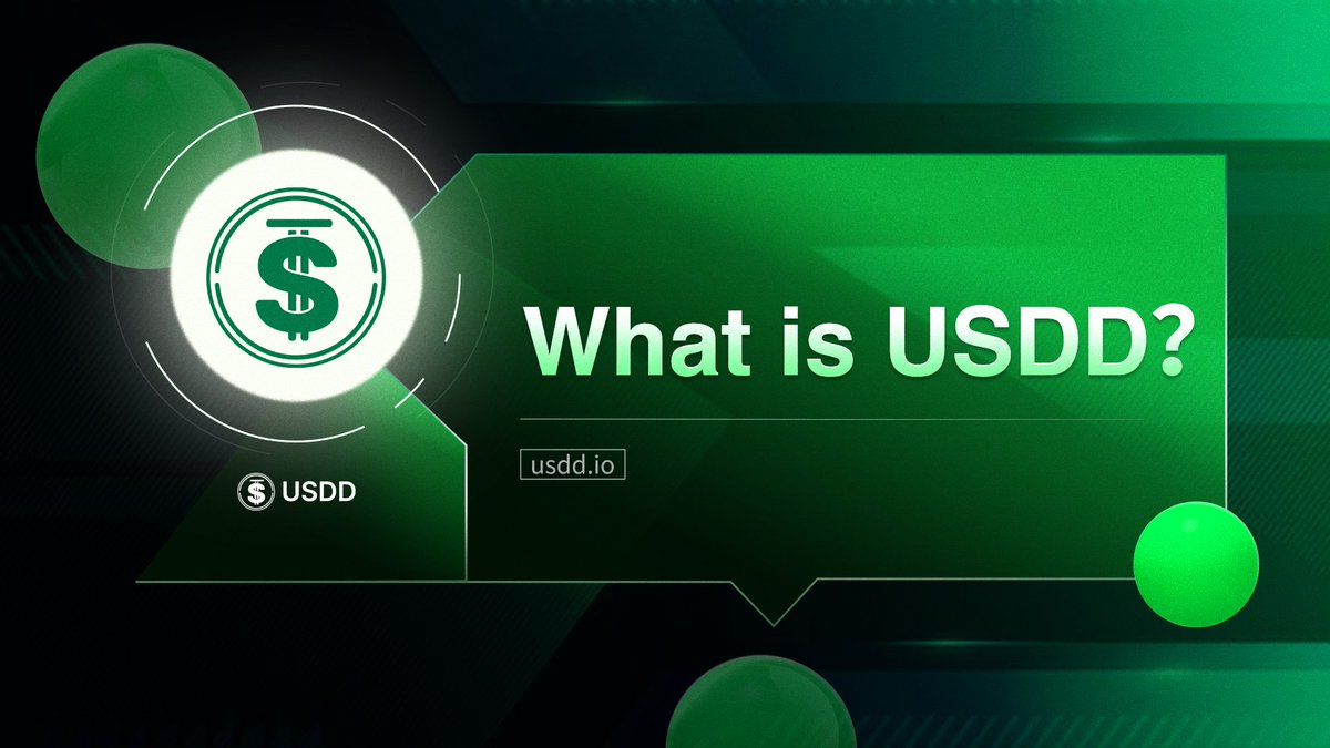 USDD on Twitter: "#USDD is: 🟢 decentralized 🟢 over-collateralized 🟢 issued by the ...