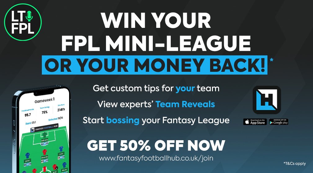 Andy on Twitter: "Let's Talk FPL 🤝 Fantasy Football Hub. Happy to say I've partnered with @FFH ...