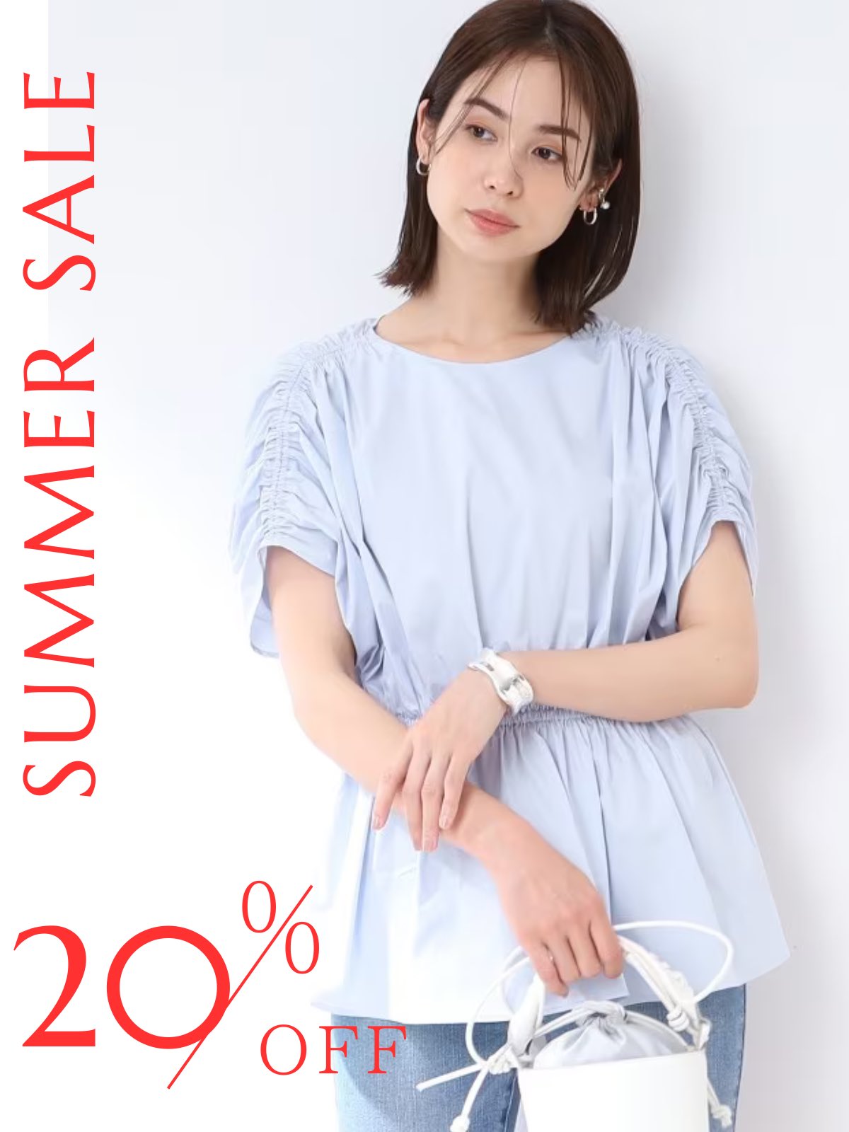 INDIVI on Twitter: "SALE 開催中 1枚で着映えするデザインブラウスが 20%OFFと大変お買い求めやすくなりました！！ この機会、ぜひお見逃しなく♪ アイテムはこちら ...