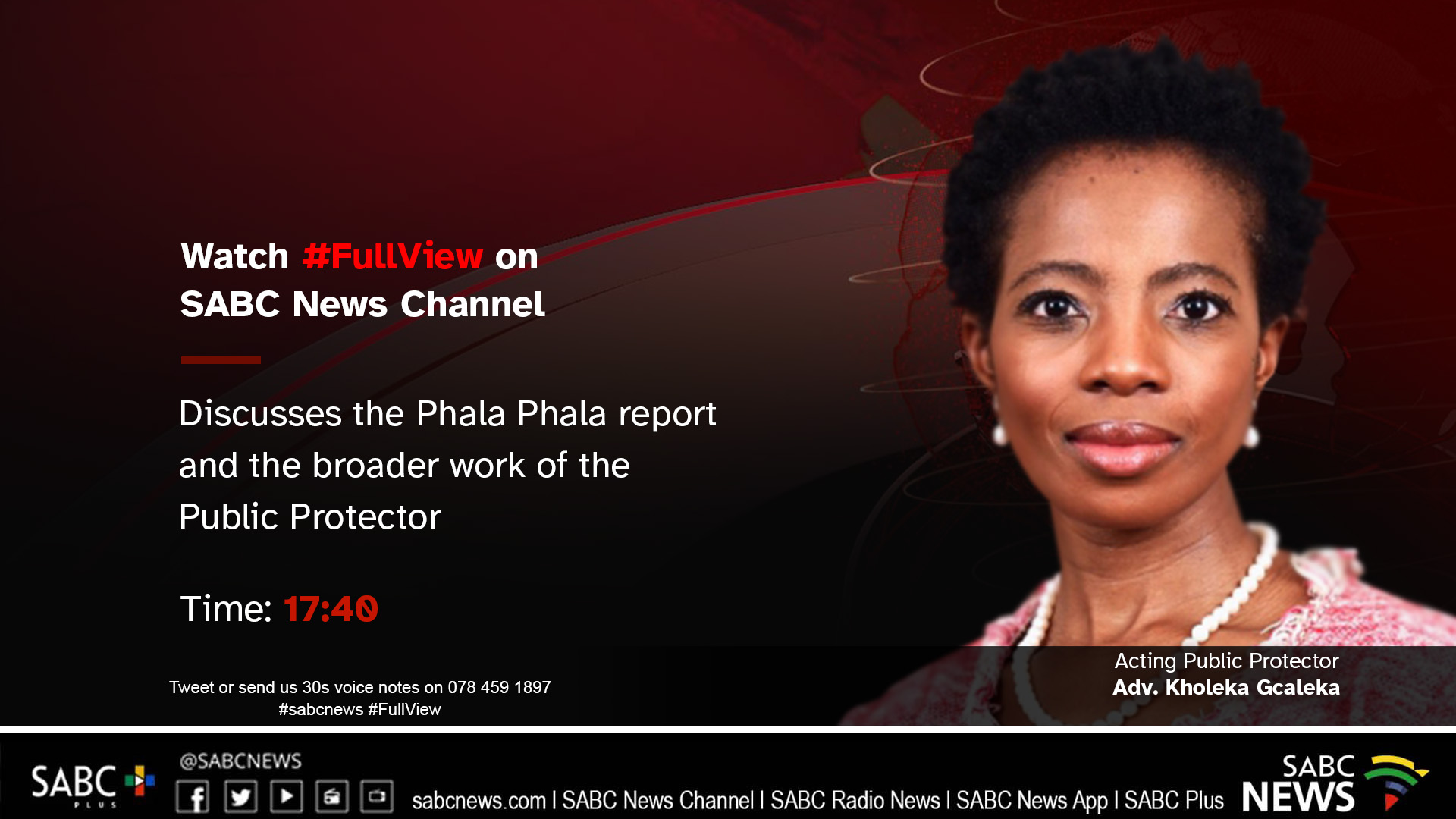 SABC Full View on Twitter: "[STILL TO COME] on #FullView Adv. Kholeka Gcaleka will discuss the ...