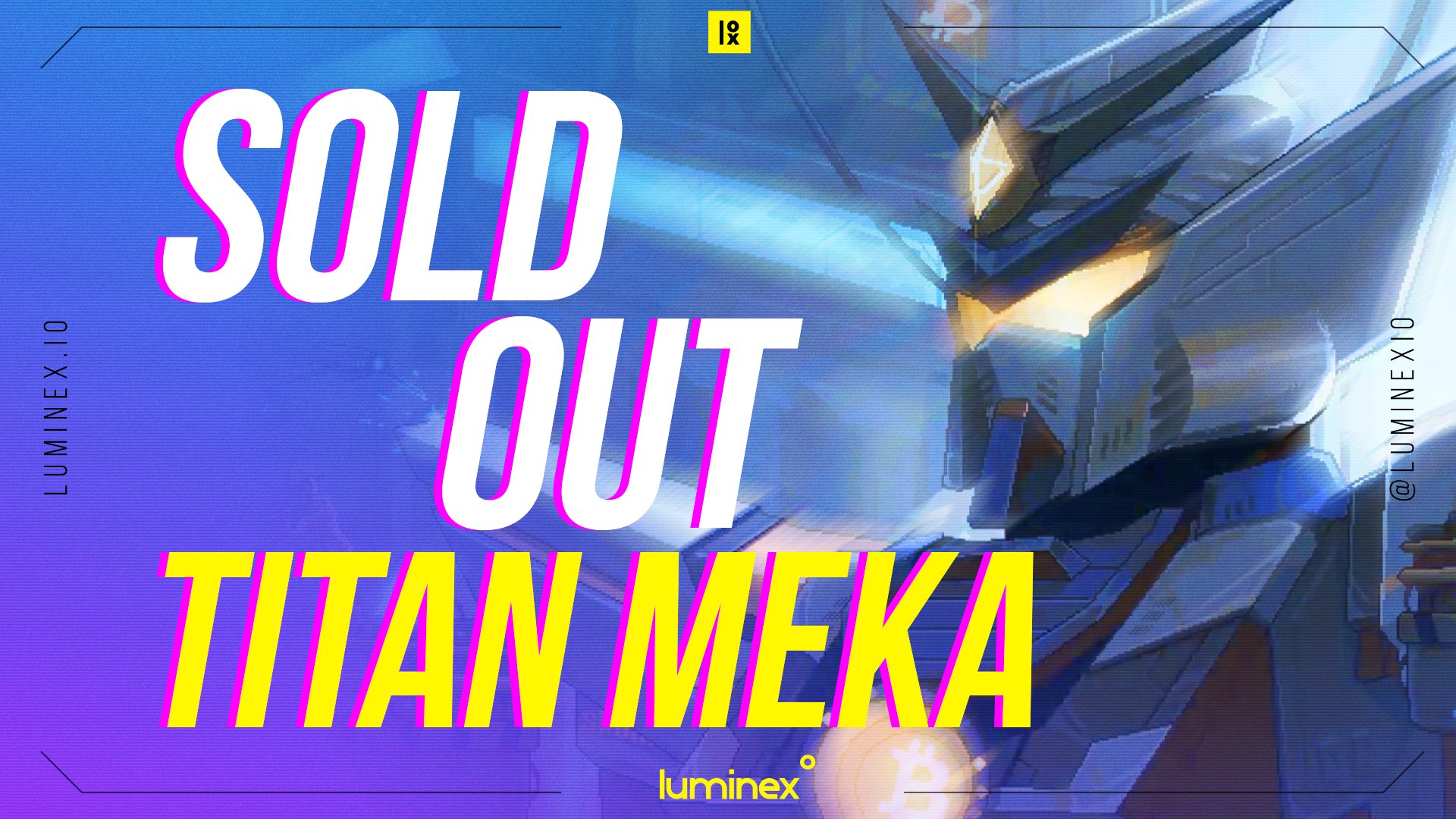Luminex on Twitter: "🟨🤖 @Titan_Meka, you've done it! Minted out during the WL phase in less than ...