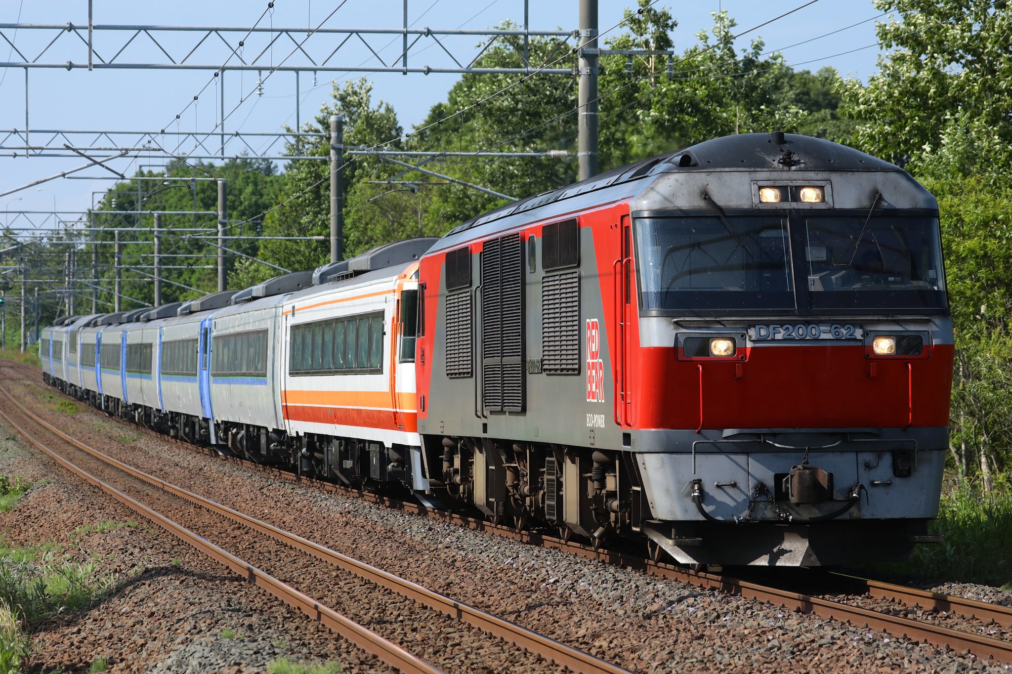 どーなつ on Twitter: "2023.07.05 JR北海道キハ183系 海外譲渡に伴う甲種輸送 DF200-62＋キハ183系9B https://t.co/dT2YdsymG0 ...