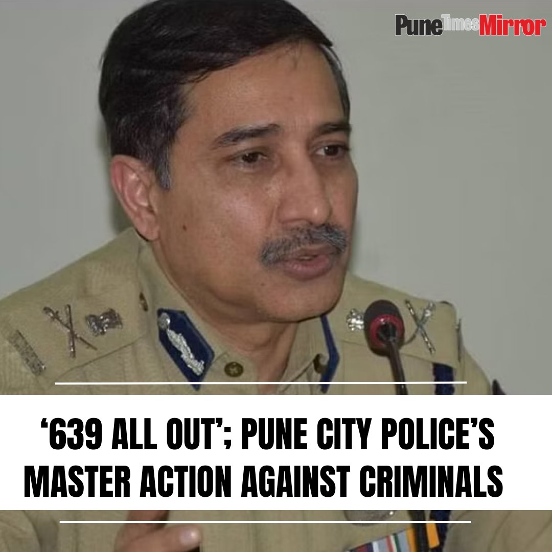 Pune Mirror on Twitter: "Under the jurisdiction of the Pune Police Commissionerate, ‘All Out,’ a ...
