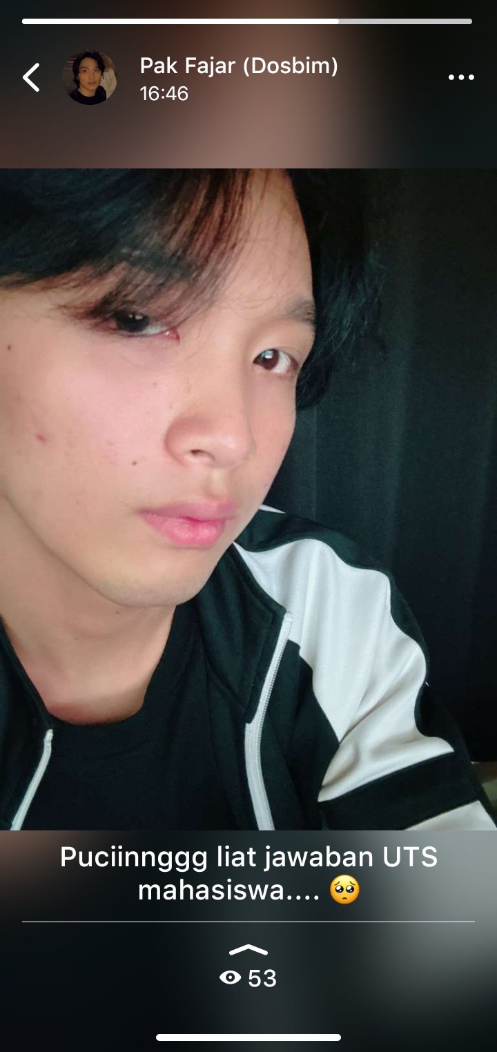 🕸️ on Twitter: "Pak Fajar pucingg 🥺 https://t.co/iIuWdxk9cw" / Twitter