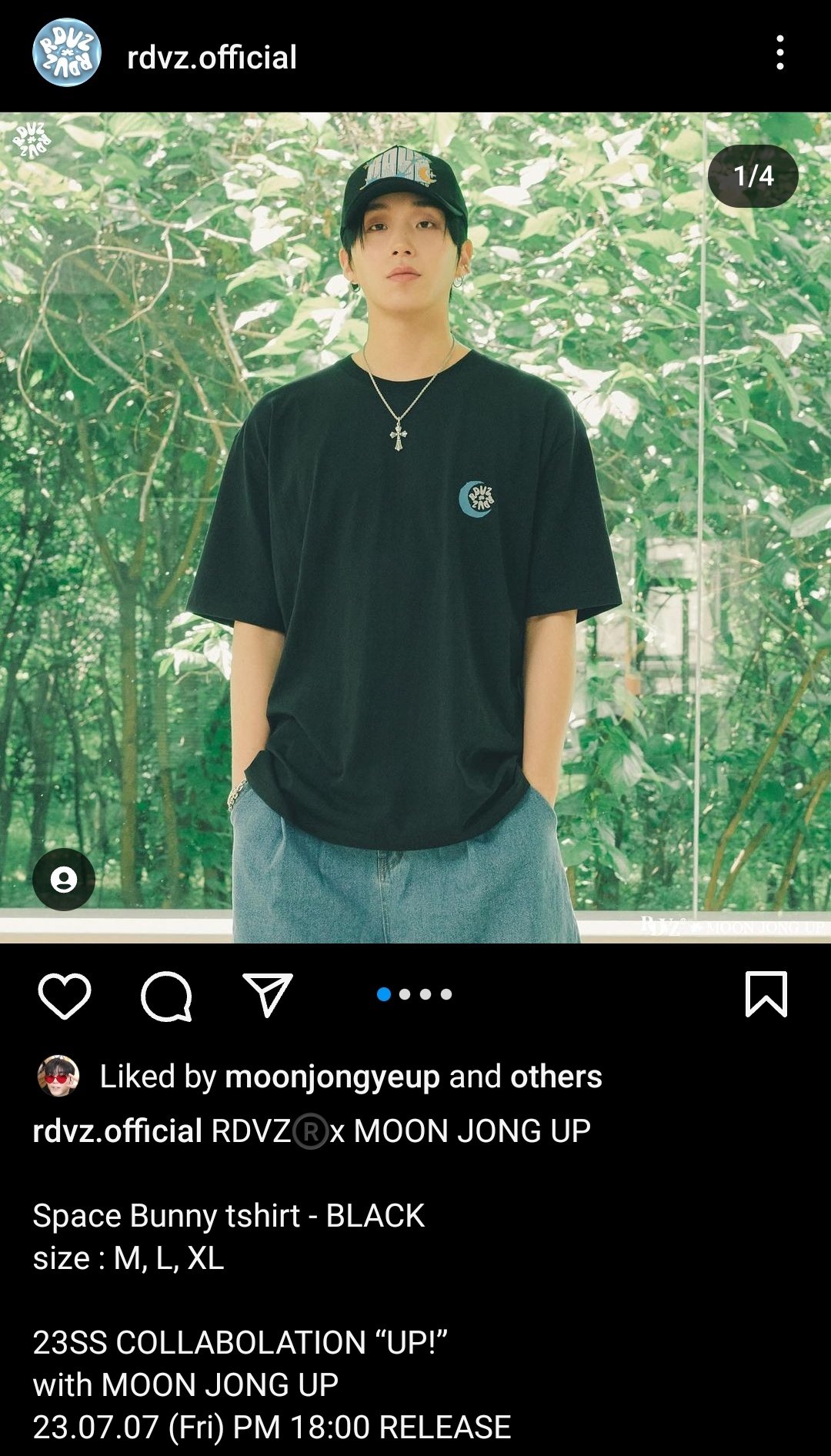 Moon Jongup News on Twitter: "[230705] rdvz.offical Instagram Update with Jongup RDVZ®️x MOON ...