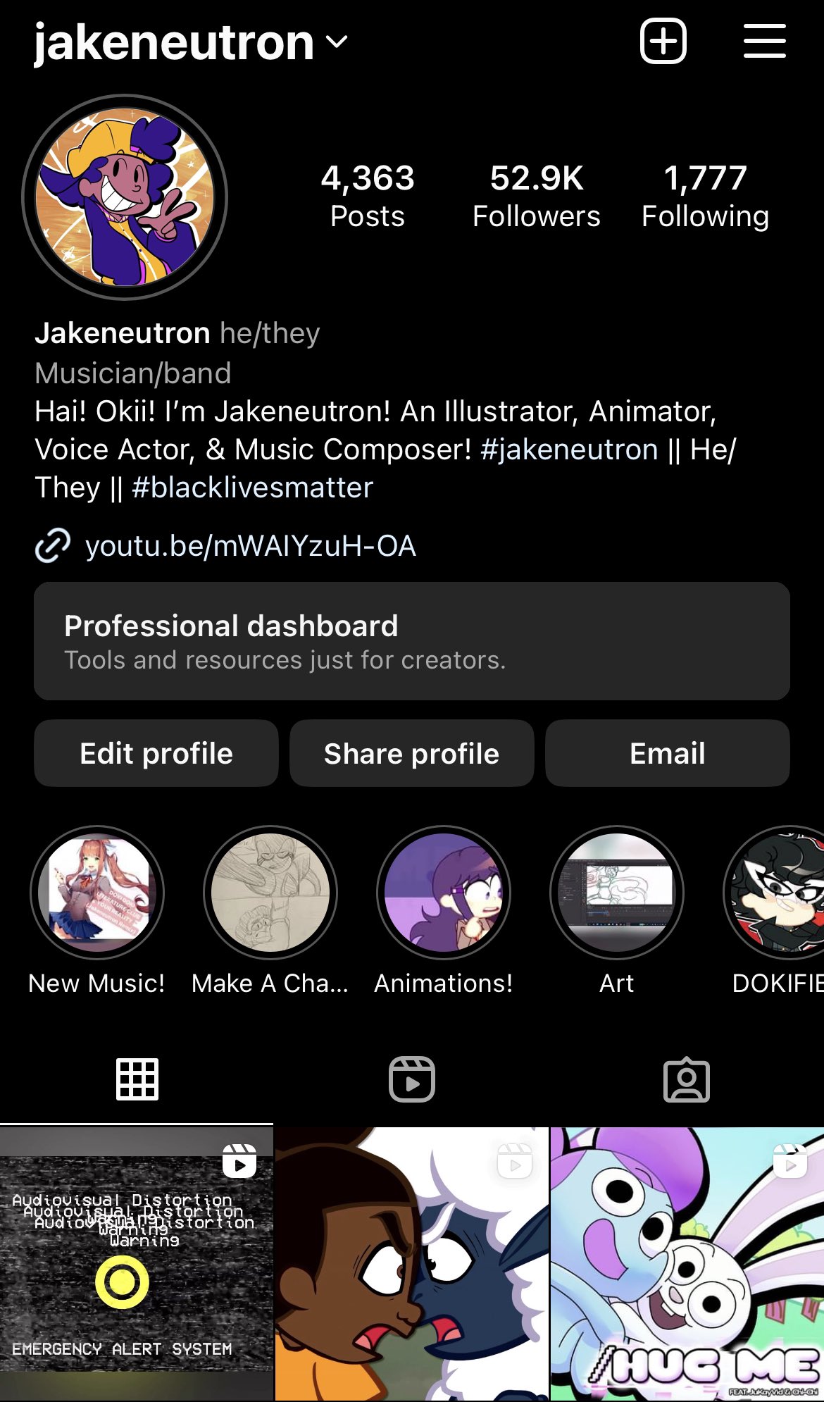 Jakeneutron on Twitter: "Just letting y’all know I AM also on Instagram, Tiktok, Tumblr, and ...