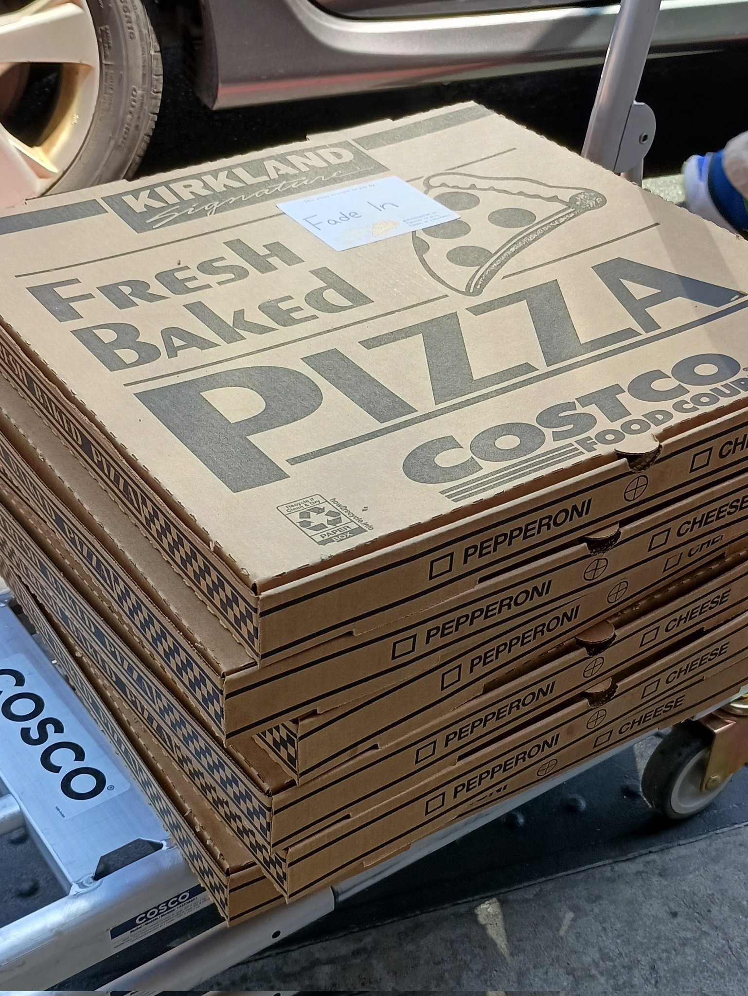 Costco Pizza Box