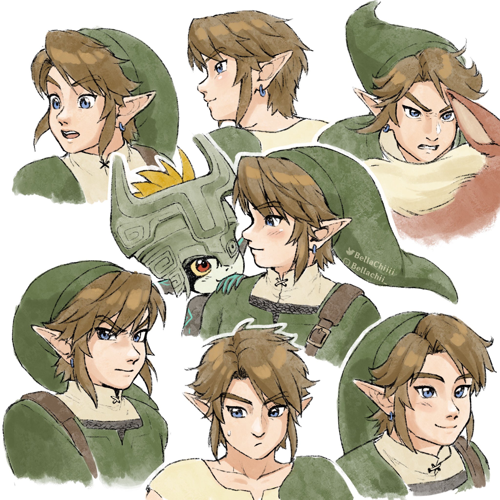 Link Face Zelda