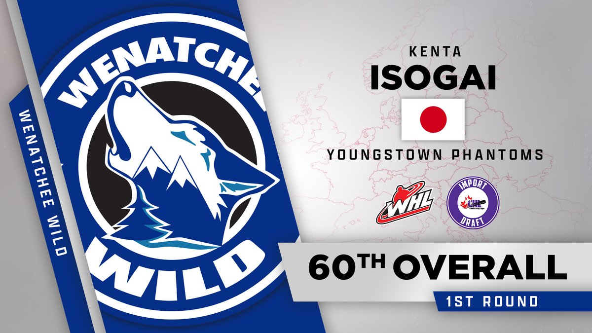 The WHL on Twitter: "With the 60th-overall pick in the 2023 CHL Import Draft, the Wenatchee Wild ...