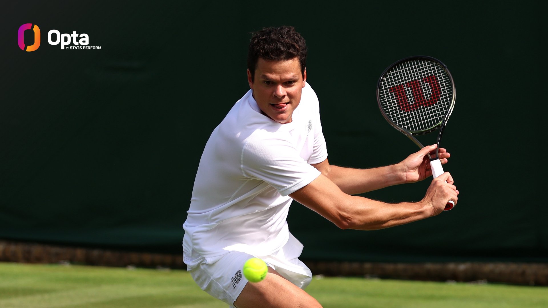 OptaAce on Twitter: "1 - Milos Raonic has registered his first win at Wimbledon since beating ...