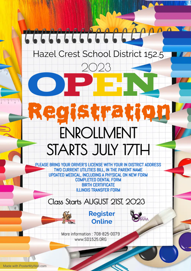 Hazel Crest School District 152.5 on Twitter: "Hazel Crest School District Welcomes New Families ...