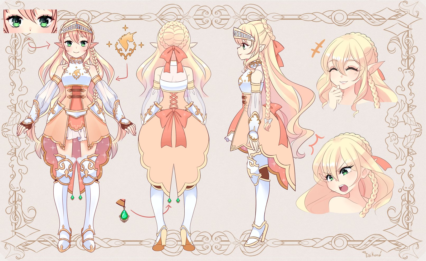 The Princess Knight 👑 ENVtuber on Twitter: "⚜️ Greetings! My name is Yulia, and I wish for my ...