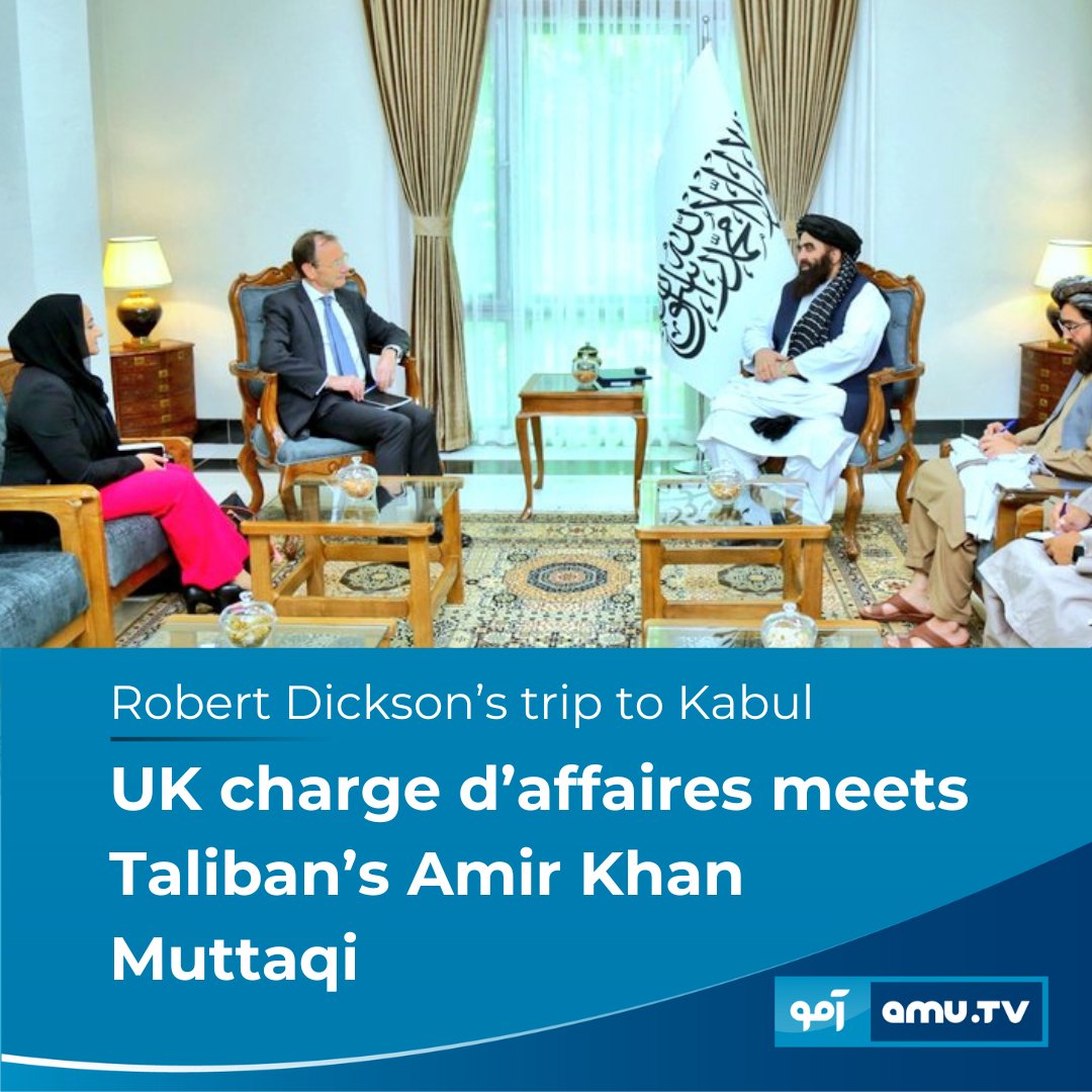 Amu TV on Twitter: "Robert Dickson, the newly appointed UK charge d’affaires for Afghanistan ...