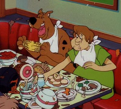 Scooby Doo Eating Food