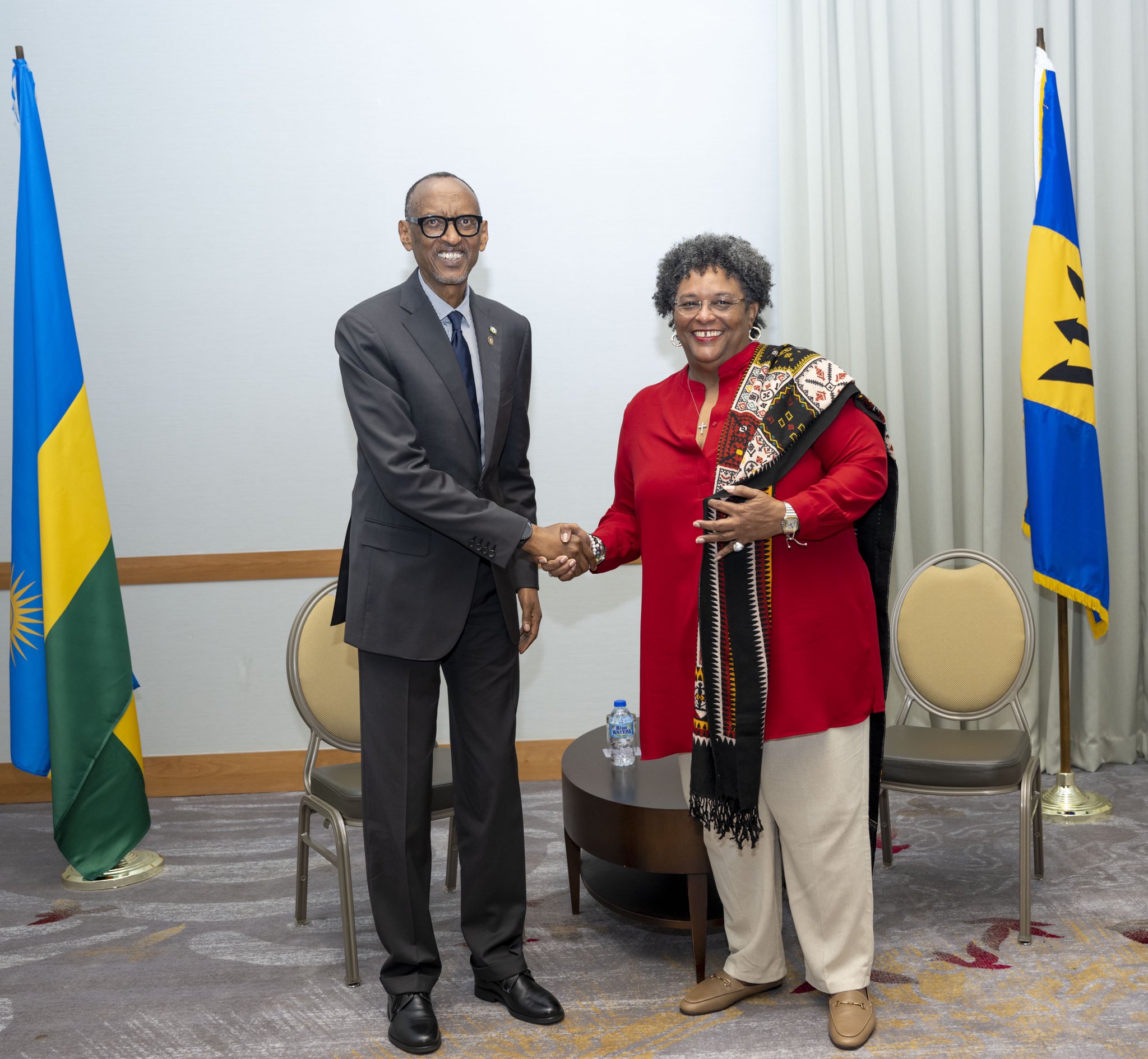 Presidency | Rwanda on Twitter: "President Kagame met with Prime Minister @miaamormottley on the ...