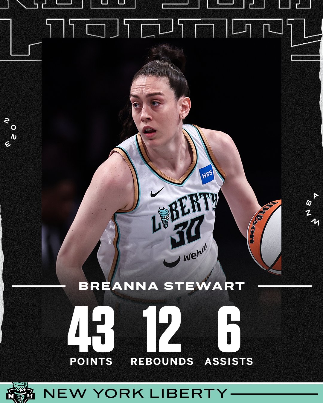 ESPN on Twitter: "STEWIE WAS UNSTOPPABLE 😤 Breanna Stewart put up another 40-point game and ...