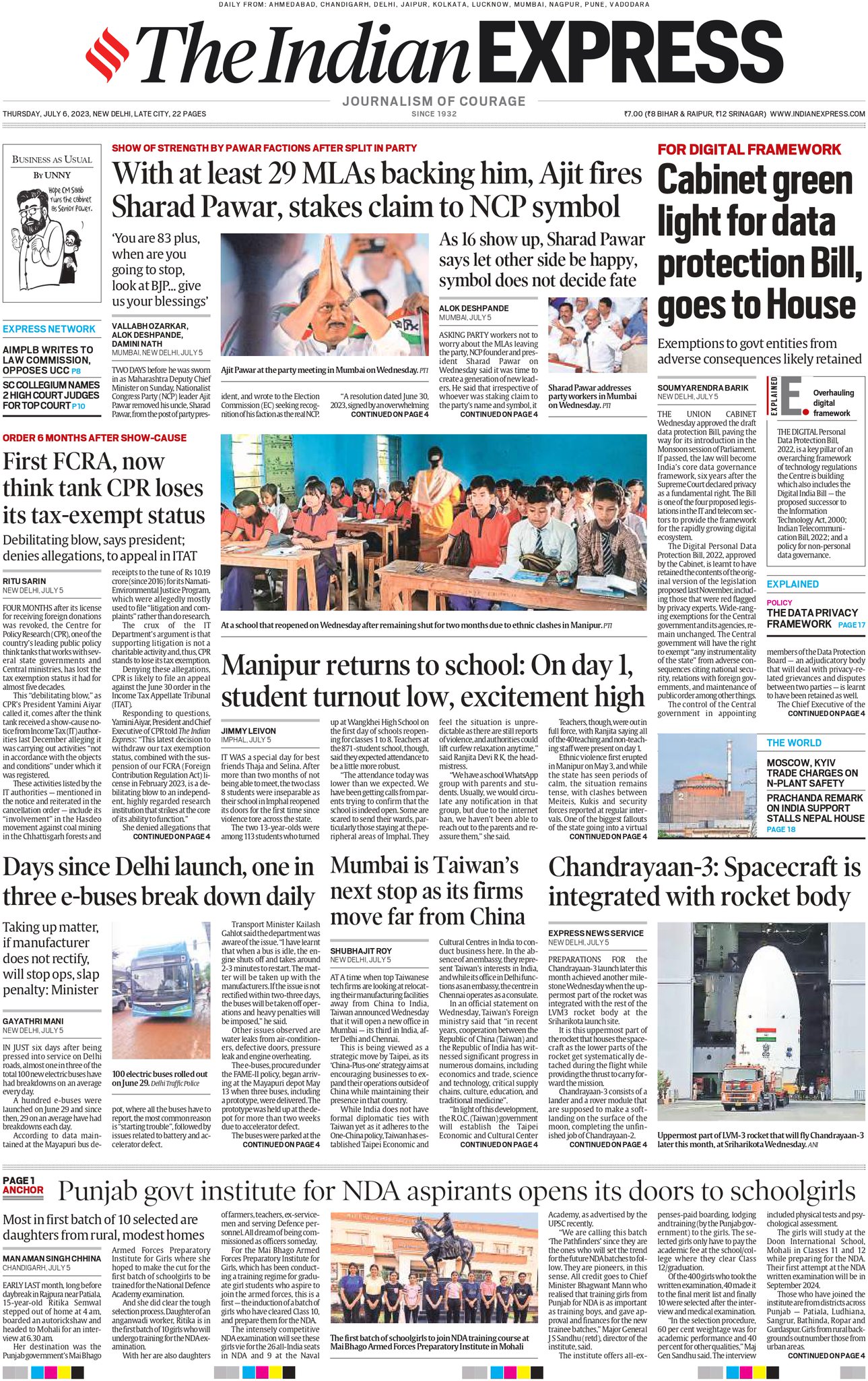 Indian Express Newspaper