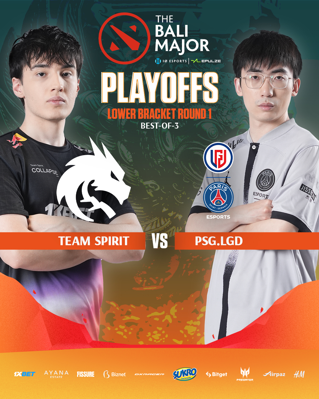 IO Esports @ Bali Major on Twitter: "Starting off the day with @Team__Spirit vs @PSGLGD at the ...