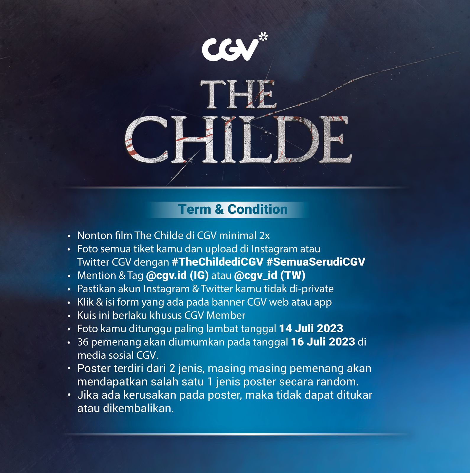 CGV Cinemas on Twitter: "Buat Seonhohada yang udah nanya-nanyain gimana caranya dapetin poster ...