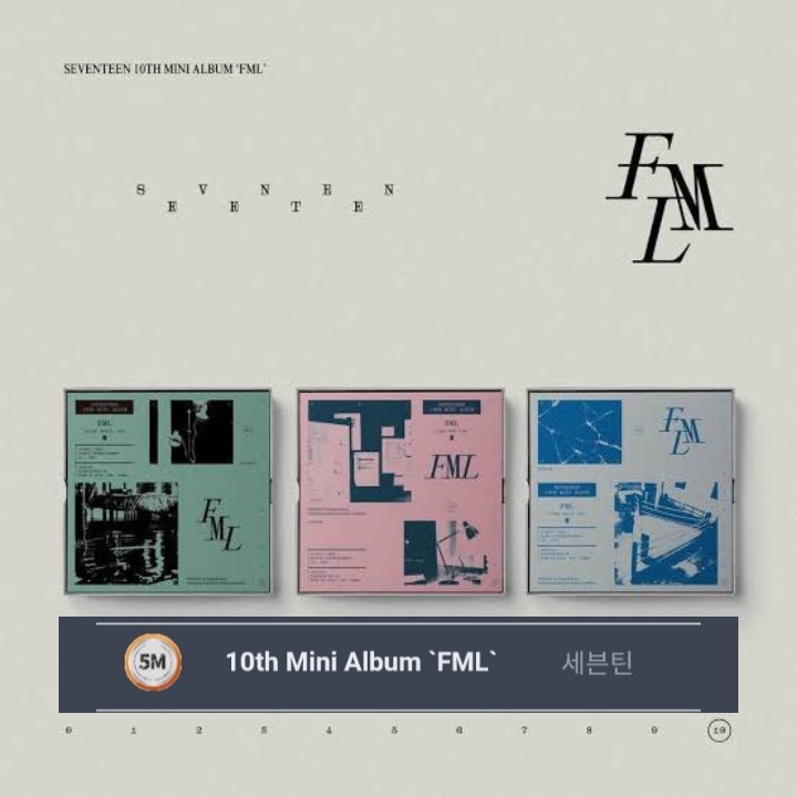 Worldwide Carats 🌸 on Twitter: "[CHARTS] #SEVENTEEN's 10th Mini Album 'FML' CD FORMAT (Regular ...