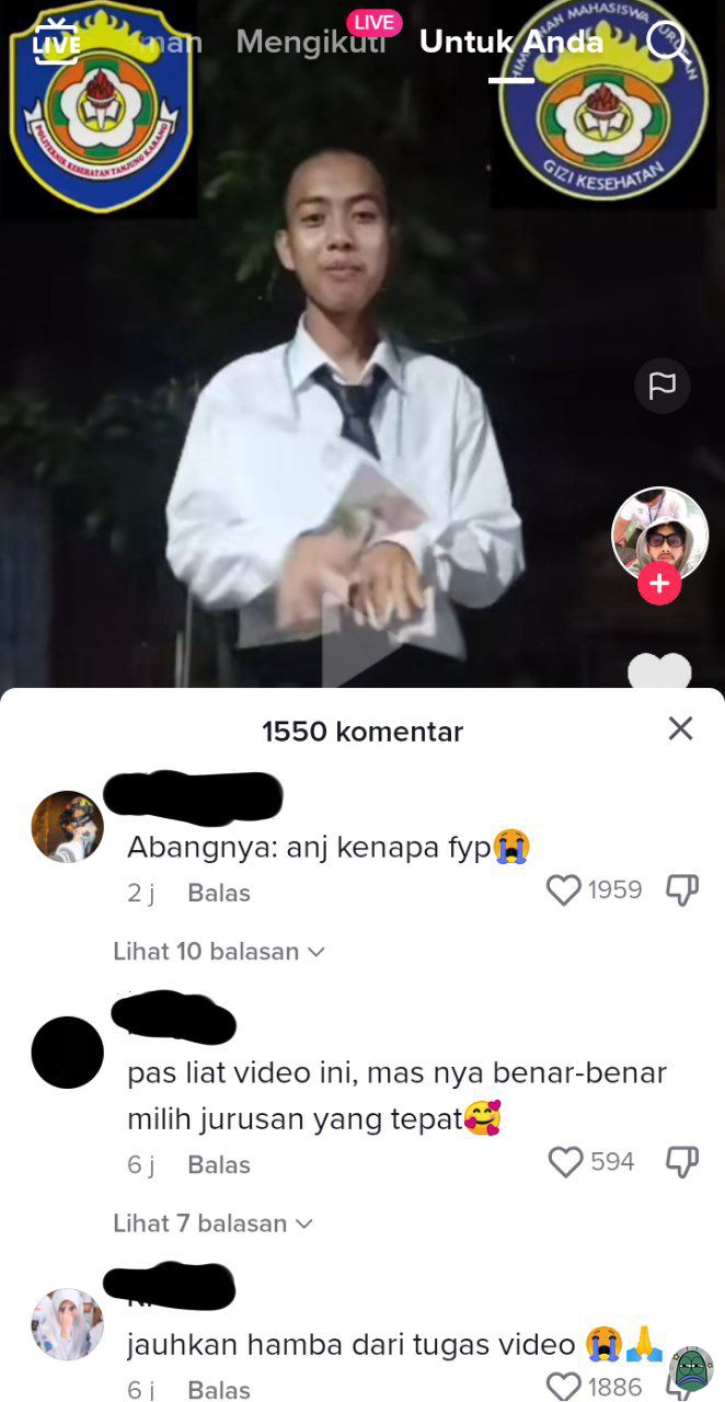 Tanyarl ㅡ CEK PINNED TWEET ⚠️ on Twitter: "💚 emang kalo kuliah wajib bikin tiktok gini ya ...