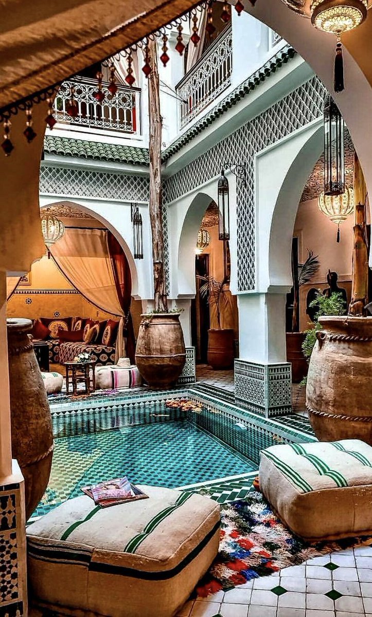 Moroccan design is all about colour, texture & fluid lines. It is a ...