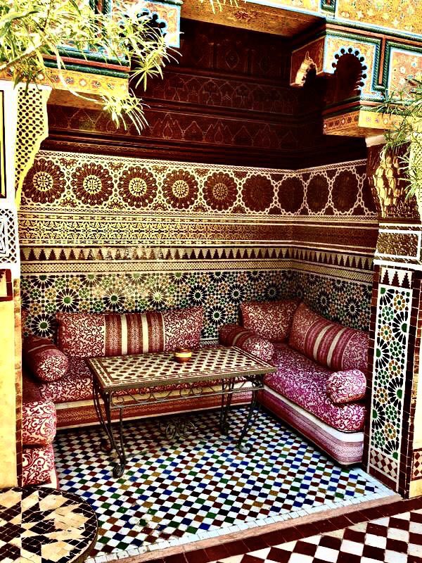 Moroccan design is all about colour, texture & fluid lines. It is a ...