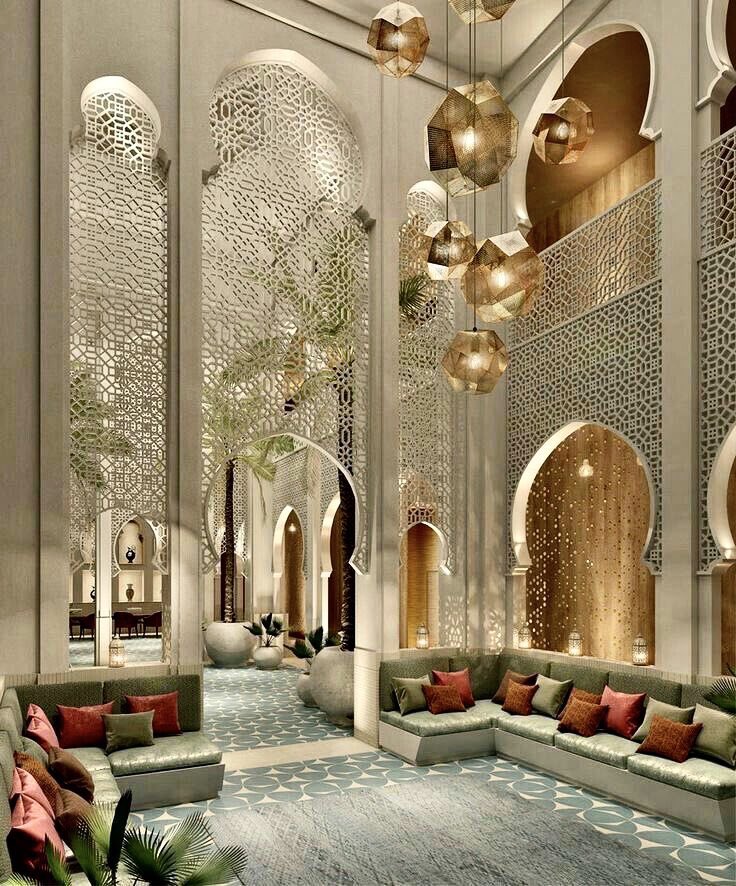 Moroccan design is all about colour, texture & fluid lines. It is a ...