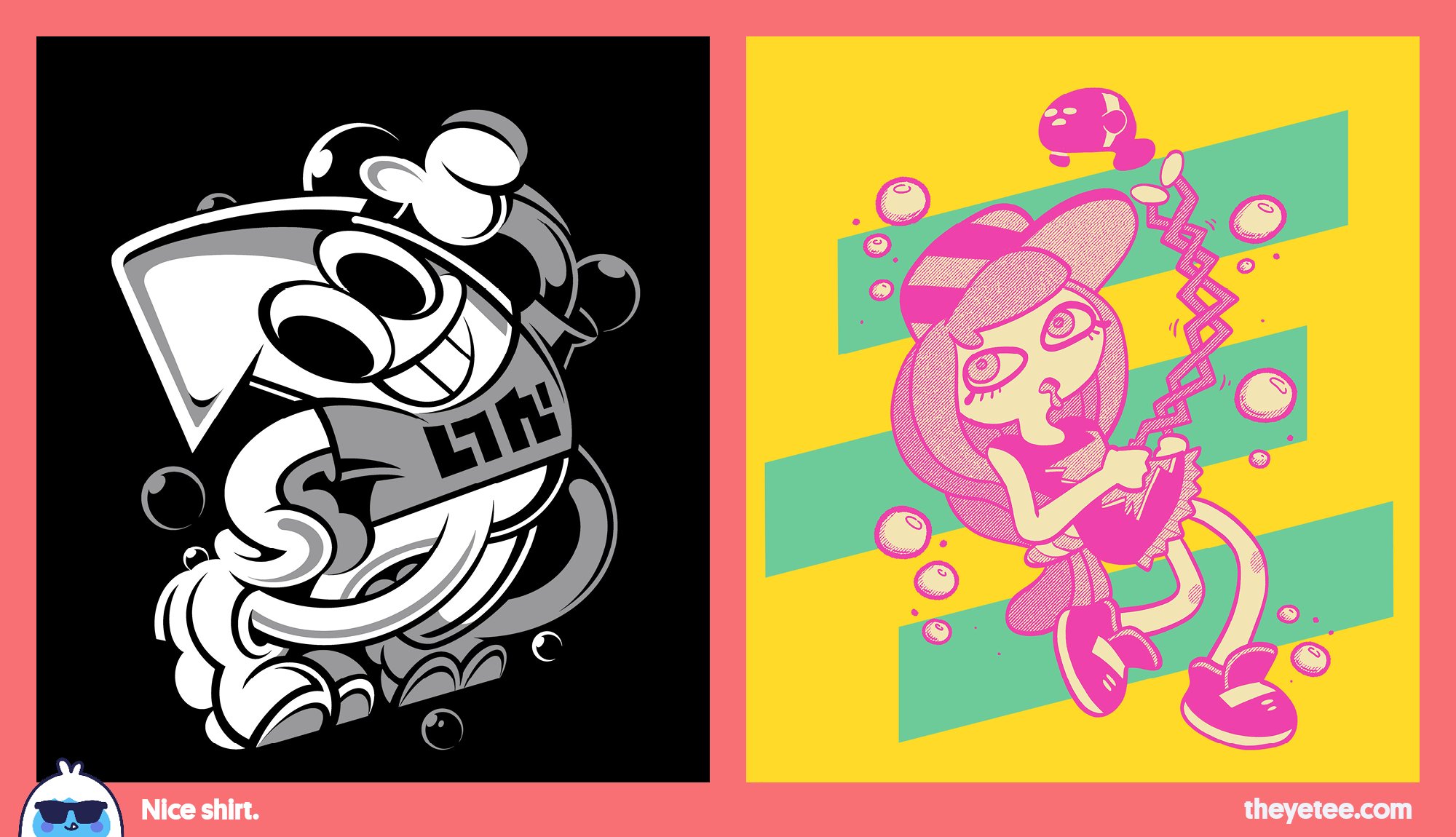 The Yetee 🌈 on Twitter: "NEW! We’ve got Hyper Fresh! designed by @Pokkiu_ and Solo Track ...