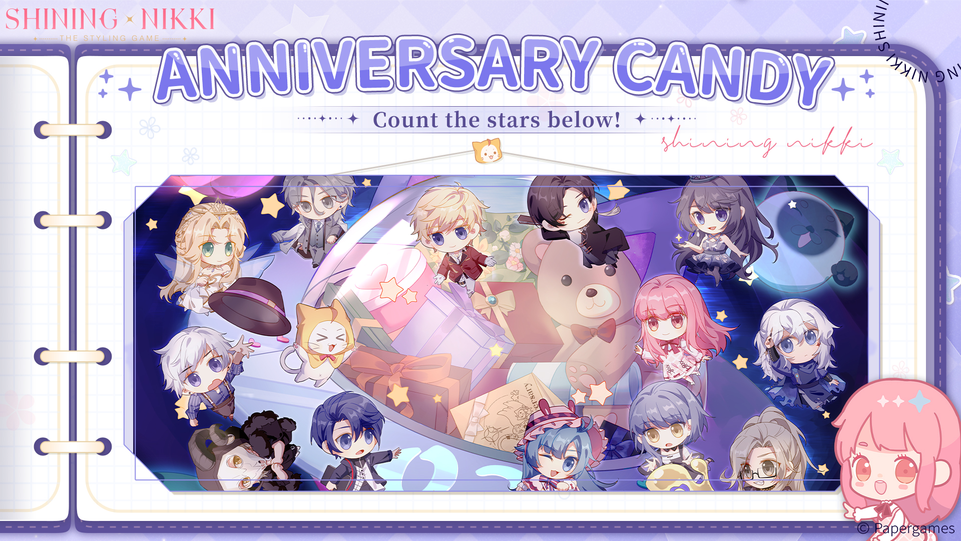 Shining Nikki on Twitter: " SHINING NIKKI 2 YEARS | CANDY FOR U Can you figure out how many ...