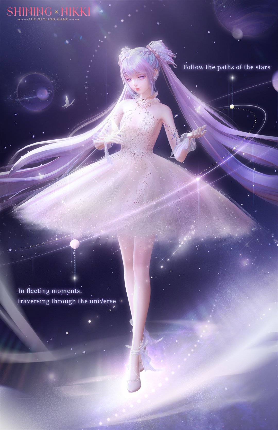 Shining Nikki on Twitter: " Void Stardust · Style Edition When cascading hair, radiant like the ...