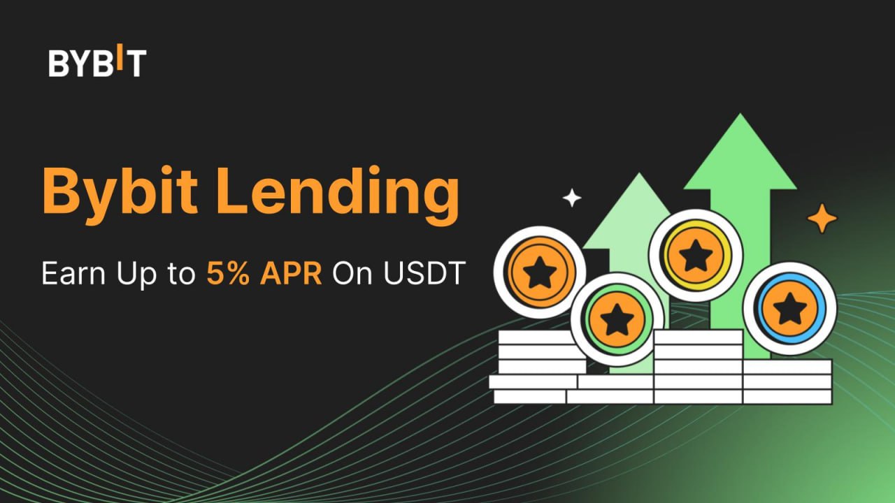 Bybit on Twitter: "🔥 Get Up to 5% APR! #HODL the smart way. Safely lend $USDT on #Bybit to earn ...
