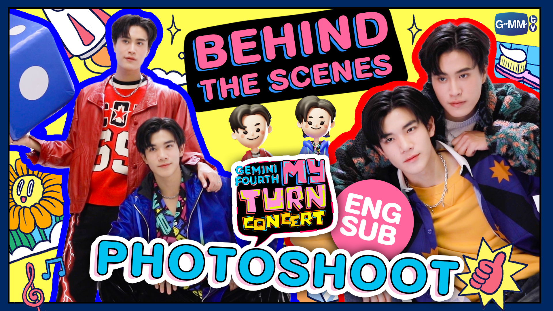 GMMTV on Twitter: "‘Gemini Fourth My Turn Concert’ 🎲 [Photoshoot Behind the Scenes] Tickets on ...