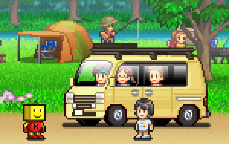 カイロソフト(Kairosoft)_公式 on Twitter: "わー、ありがとうございます⛺️ お似合いだったので、 ドット絵のお写真を記念撮影しておきました🤹‍♂️ https://t ...