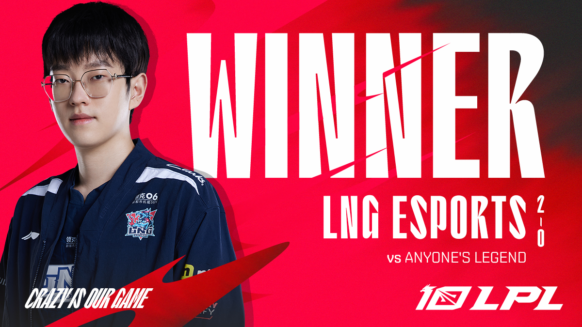 LPL on Twitter: "Dominant performance grants LNG a 2-0 series win!🔥 https://t.co/nva3Qem5Vy ...