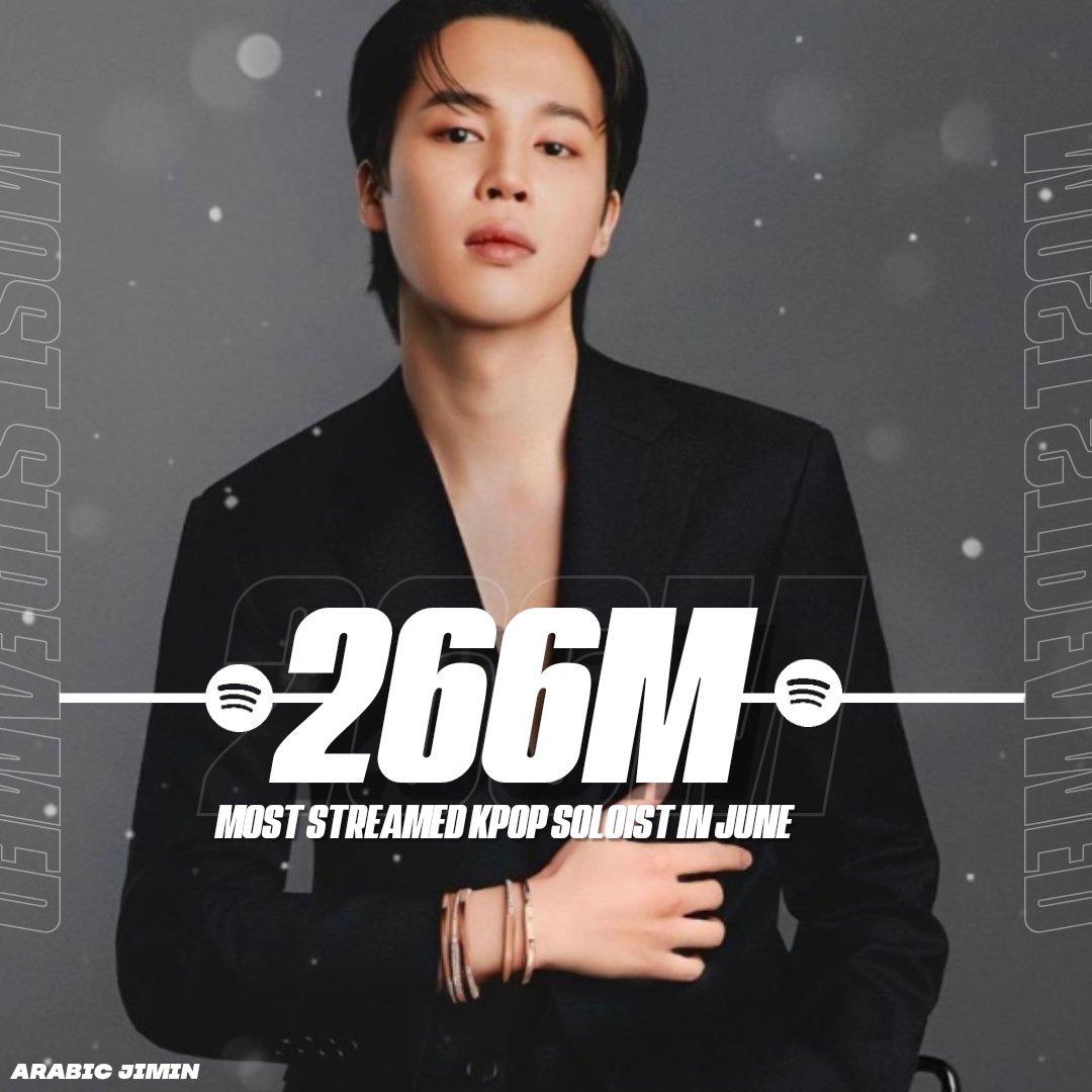 JIMIN AR | #1 BBH100 •🪽slow on Twitter: "🌟 | يعد جيمين منفرد الكيبوب الأكثر إستماعاً بشهر يونيو ...