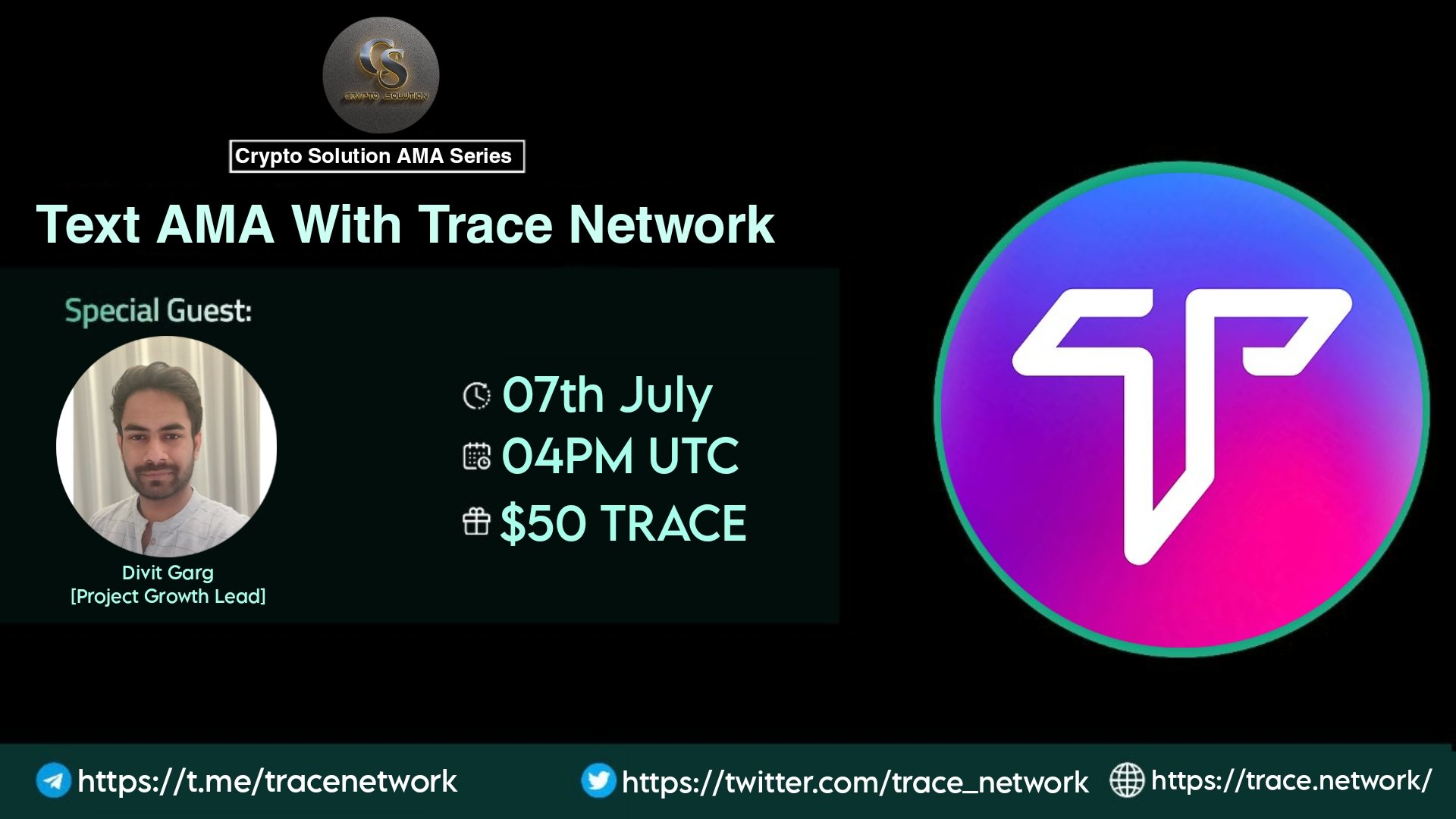 Crypto Solution || AMA+Space+BL on Twitter: "🔊 #TextAMA Crypto Solution Glad To Announce AMA ...