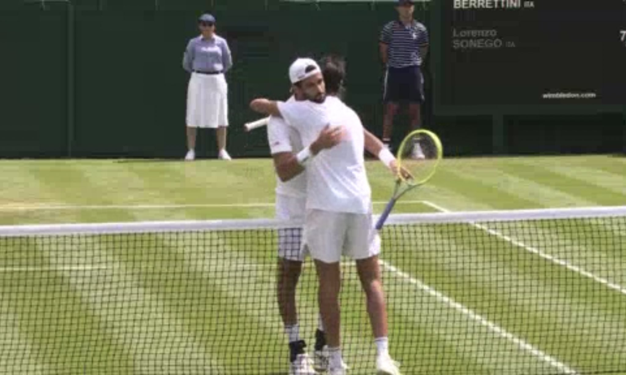 José Morgado on Twitter: "Matteo Berrettini concludes a three days match with a 4 sets win ...