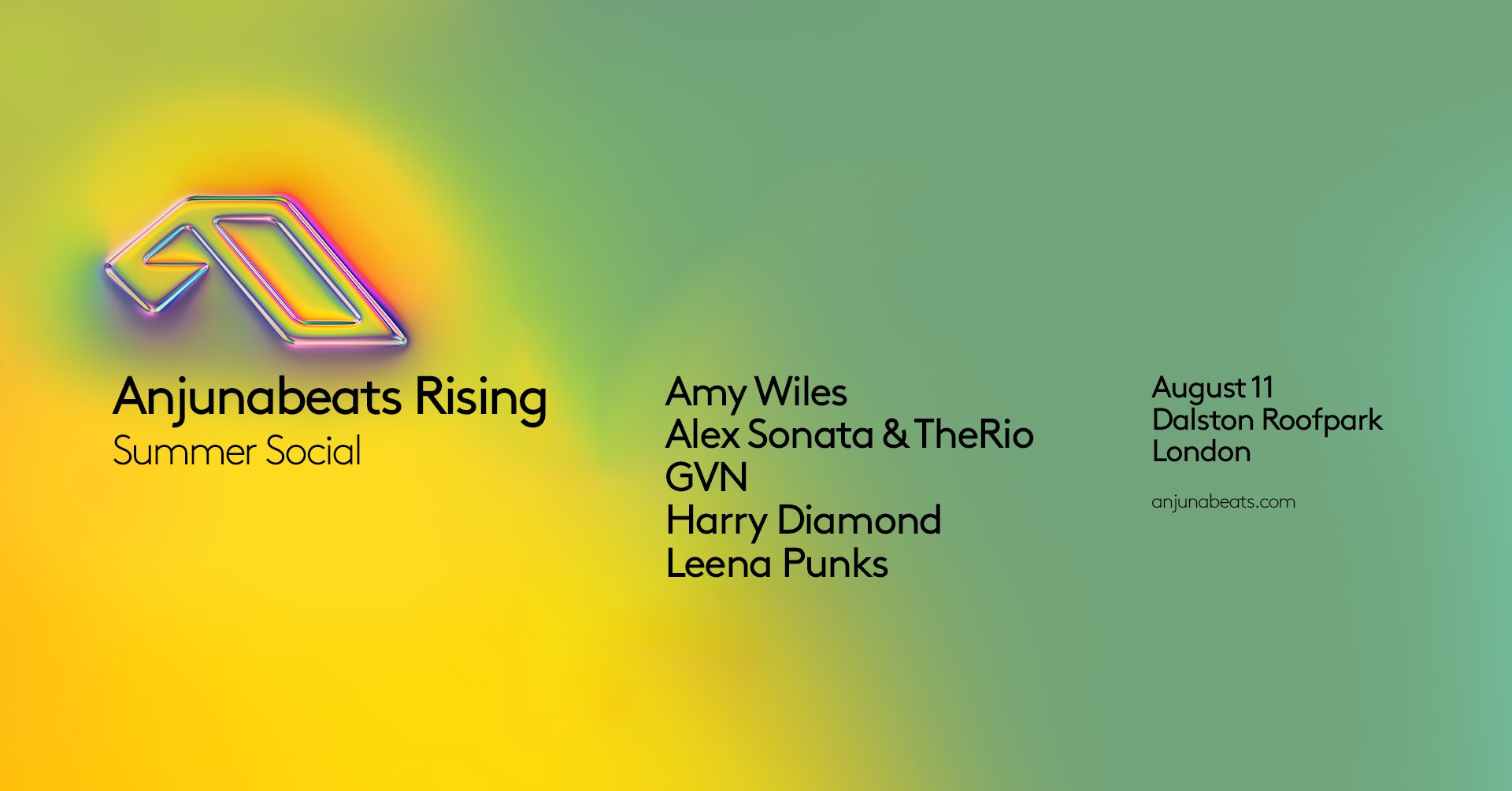 Anjunabeats Logo Green