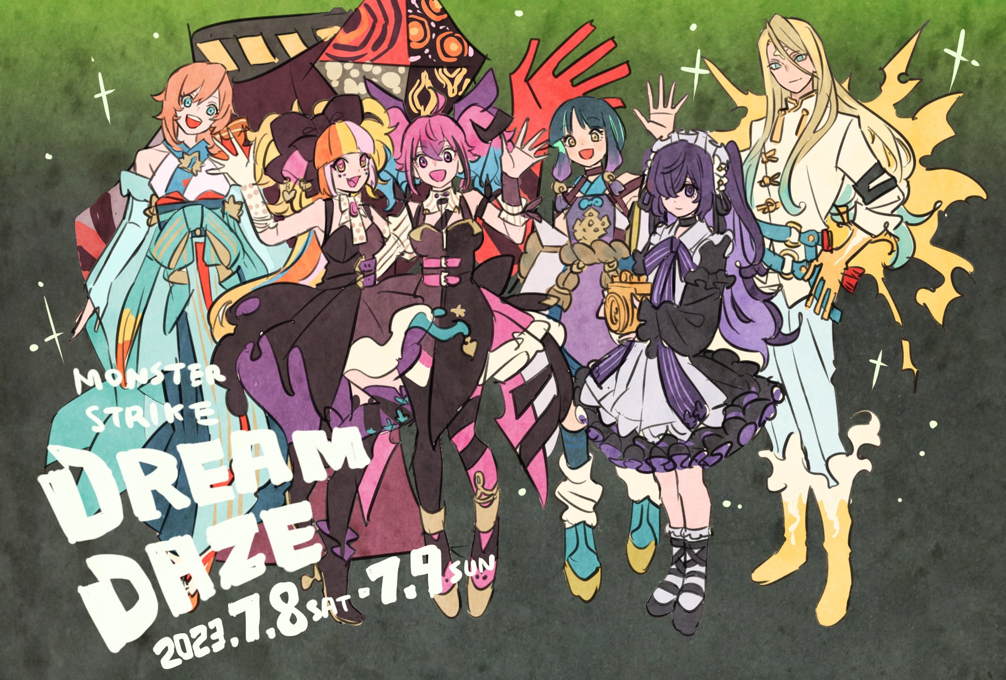 タケウチ リョースケ on Twitter: "改めまして！ なんとこの度DREAMDAZE期間限定グッジョブを描かせていただきました🙇‍♂️ｱﾘｶﾞﾀｷｼｱﾜｾ!! 有料オーブ引き換えとなり ...