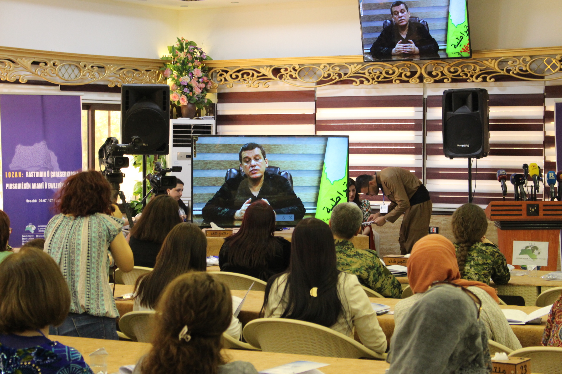 Rojava Network on Twitter: "#Hasake: The Commander-in-Chief of the Syrian Democratic Forces ...