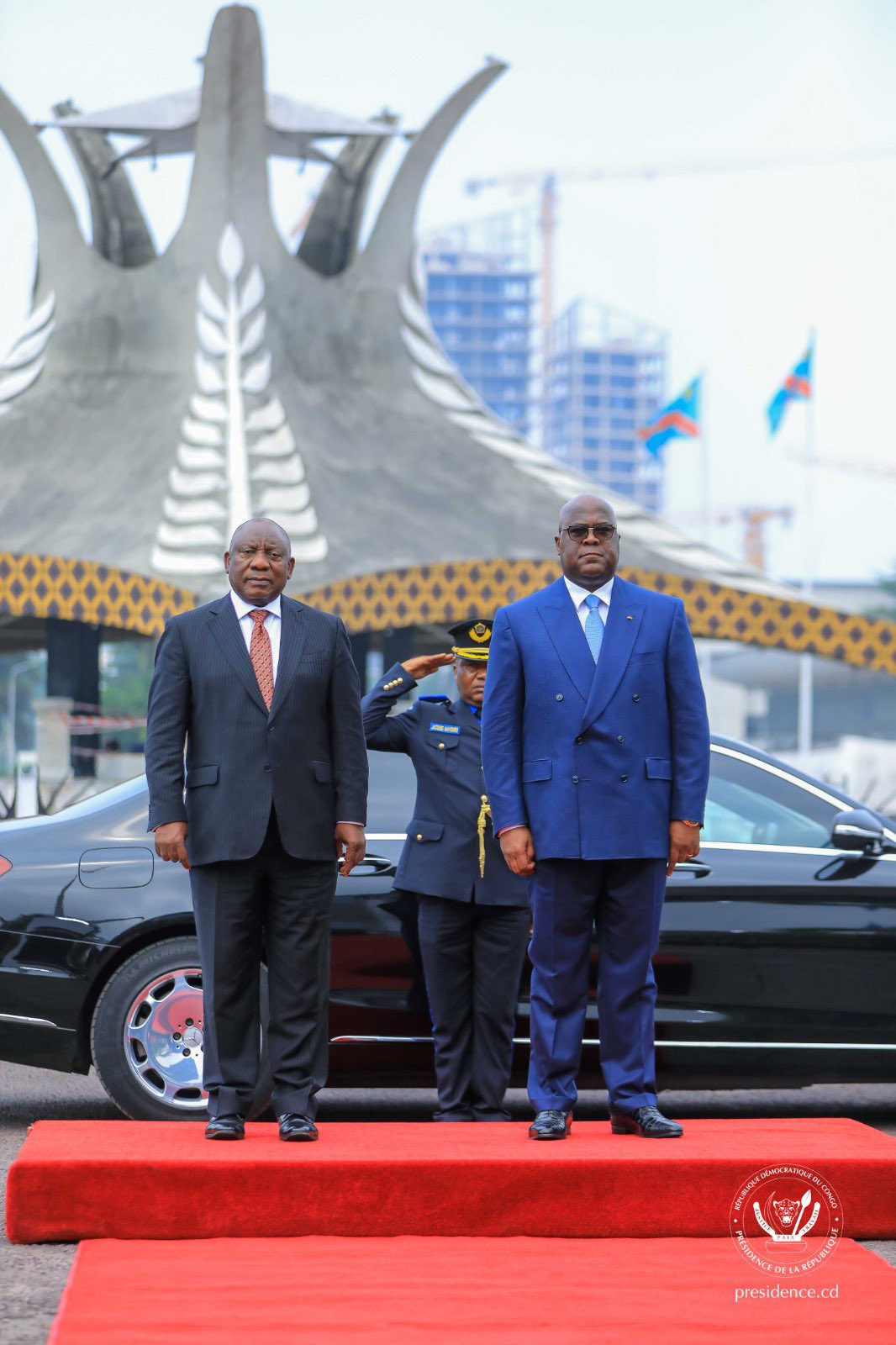 Présidence RDC 🇨🇩 on Twitter: "#RDC 06.07.2023|#Kinshasa Le Président sud-africain ...