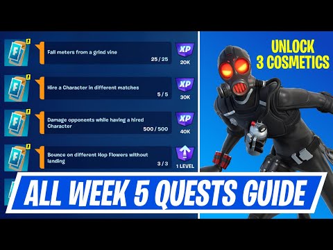 Fortnite Boards on Twitter: "🔔 Fortnite Complete Week 5 Quests - How to EASILY Complete Week 5 ...