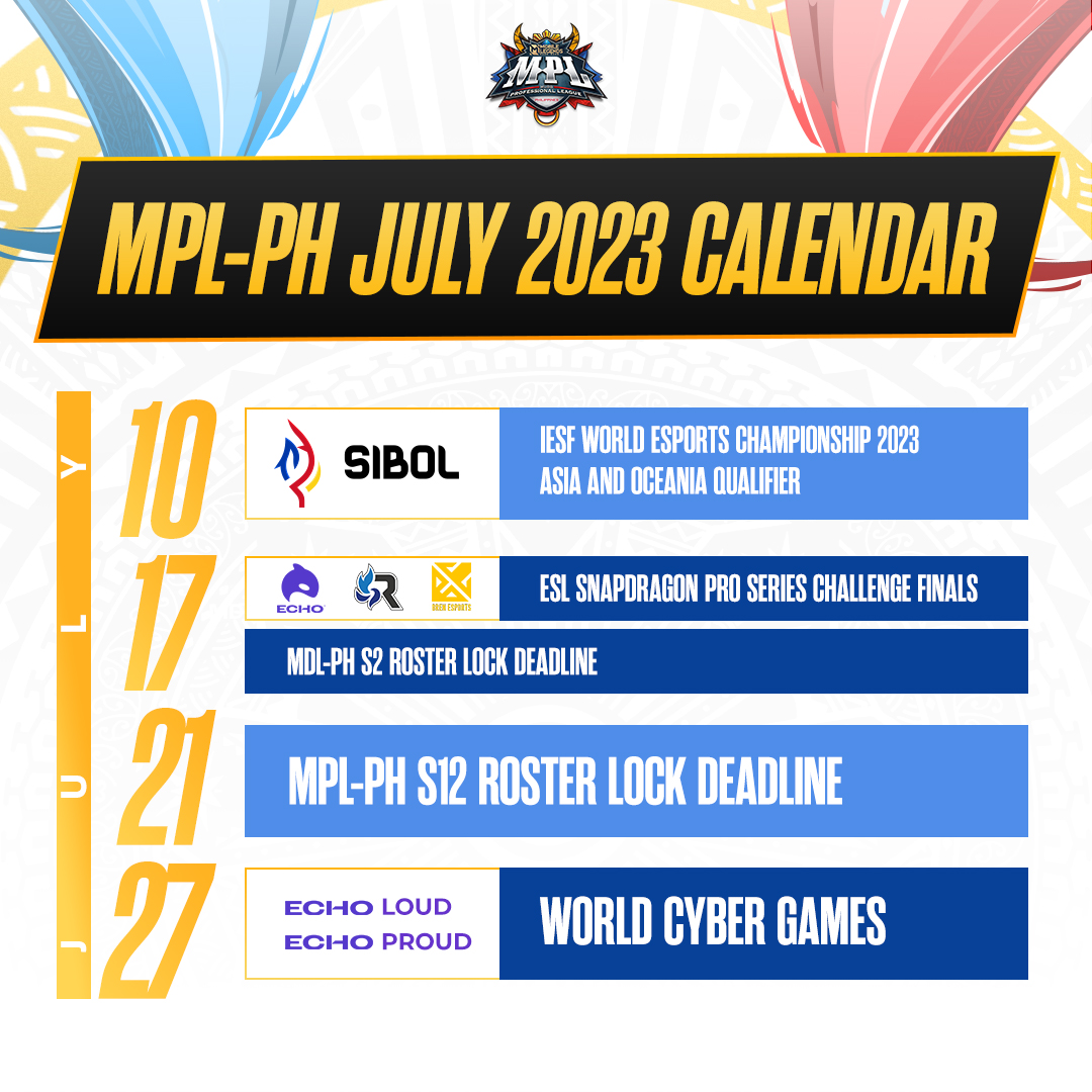 MPL Philippines on Twitter: "Jam-packed ang ating July with all-out MLBB action kaya sama-sama ...