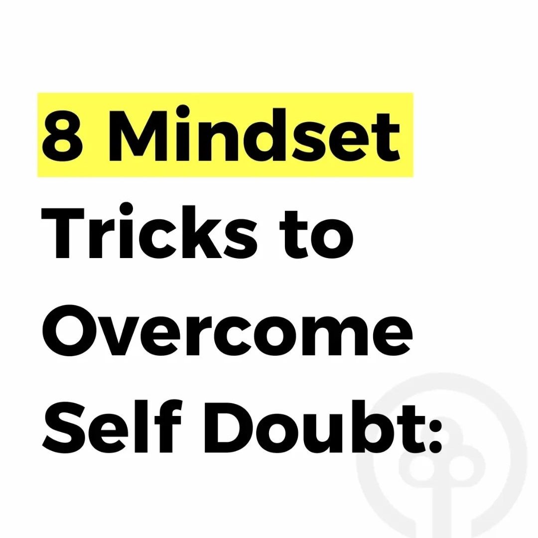 8 Mindset Tricks to Overcome Self Doubt: //Thread// - Thread from Power ...