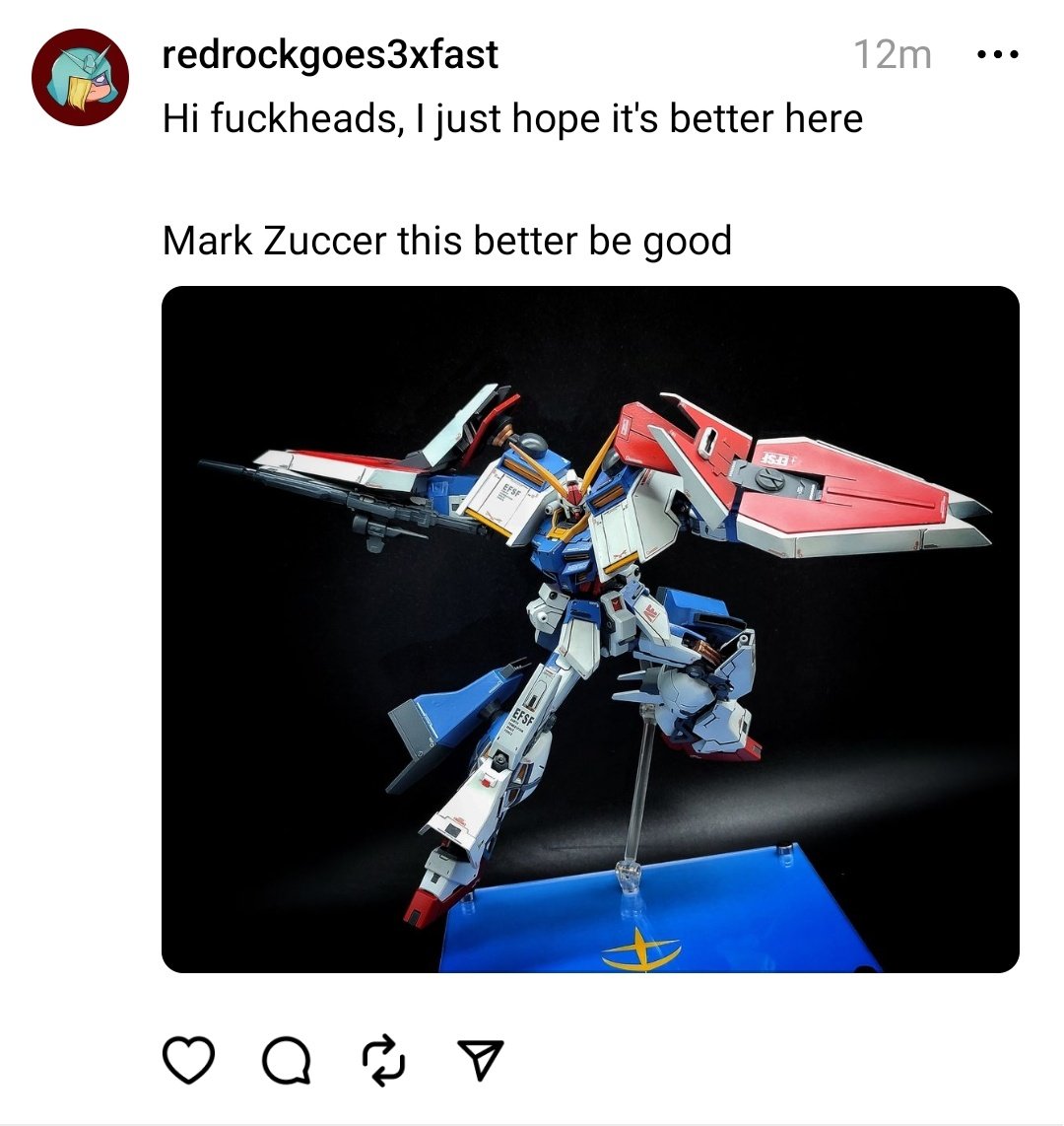 The Red Rock has Limited Gunpla Comms on Twitter: "I'm now on Twitter at Home: Rope App Follow ...
