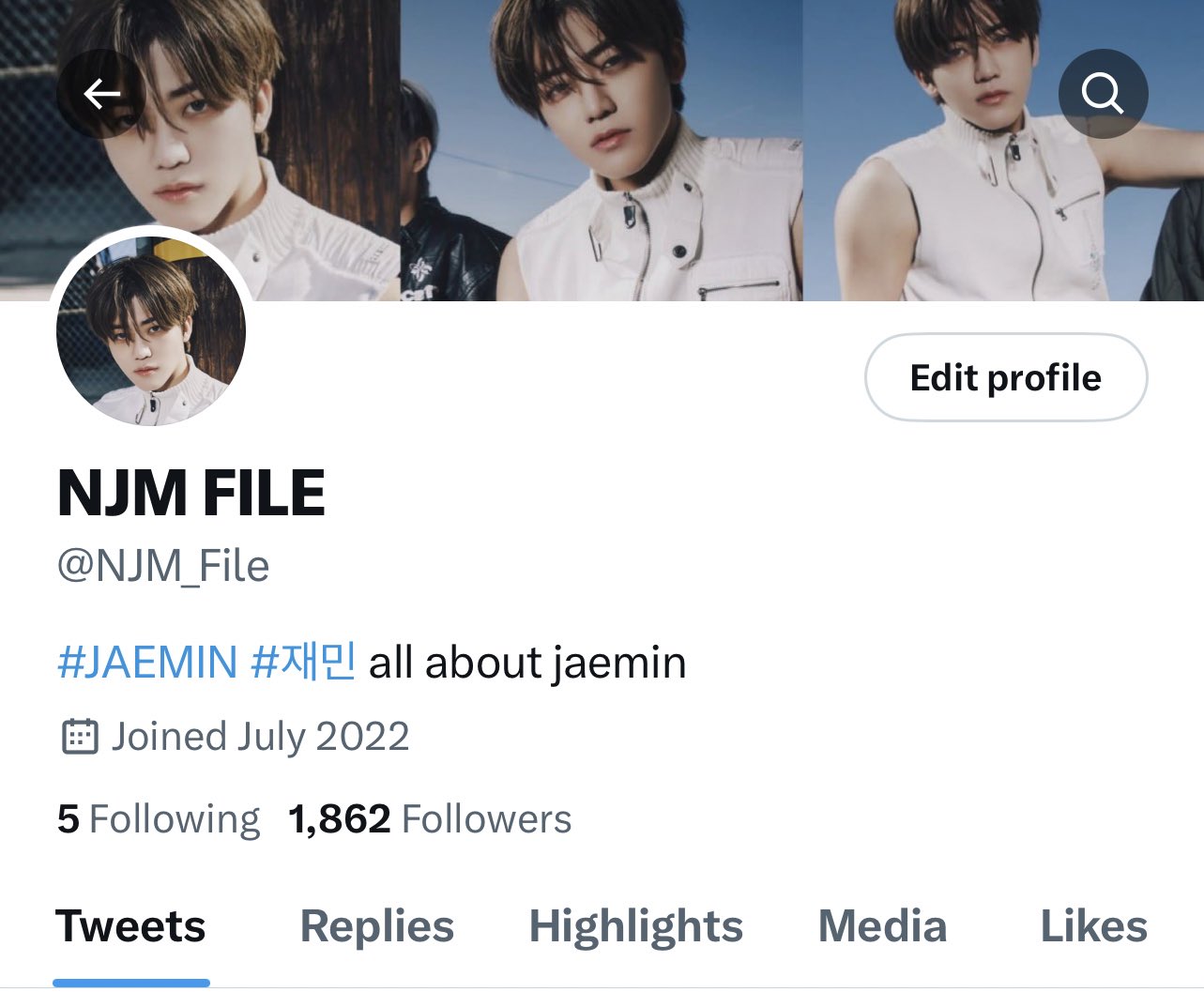NJM FILE on Twitter: "#재민 #JAEMIN The account has changed,and it will be for all of Jaemin ...